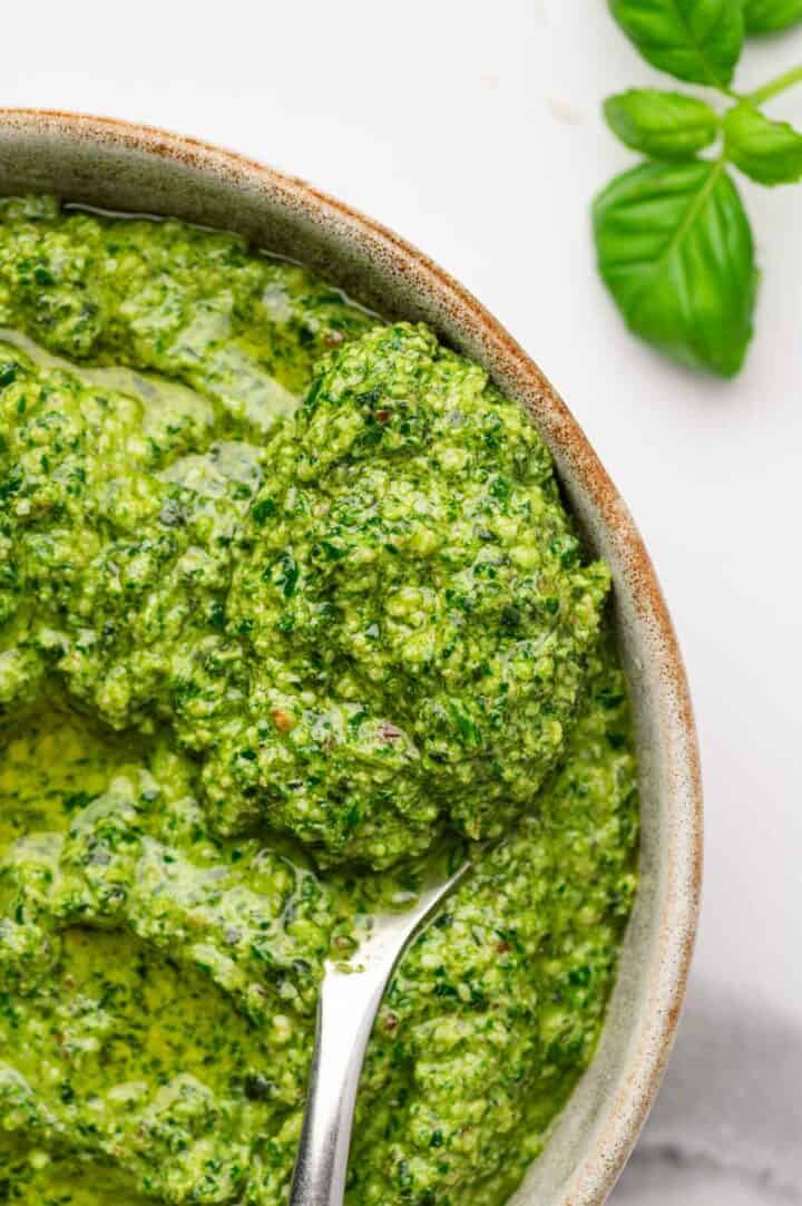 Pesto Without Pine Nuts (Simple and Easy 5 minutes Recipe) - Food Exit ...