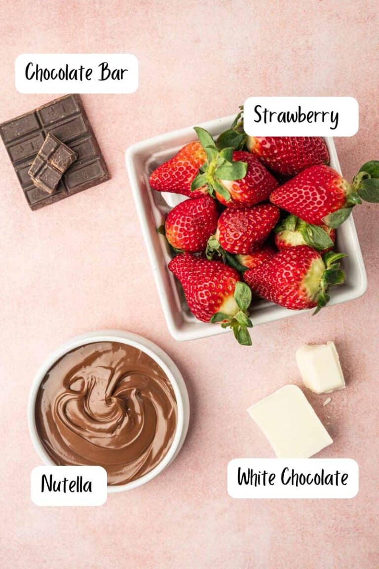 Nutella Covered Strawberries - Food Exit Recipes