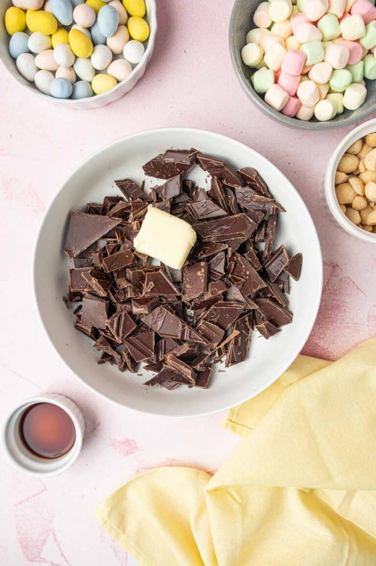 Easter Rocky Road With Easter Eggs And Chocolate - Food Exit Recipes