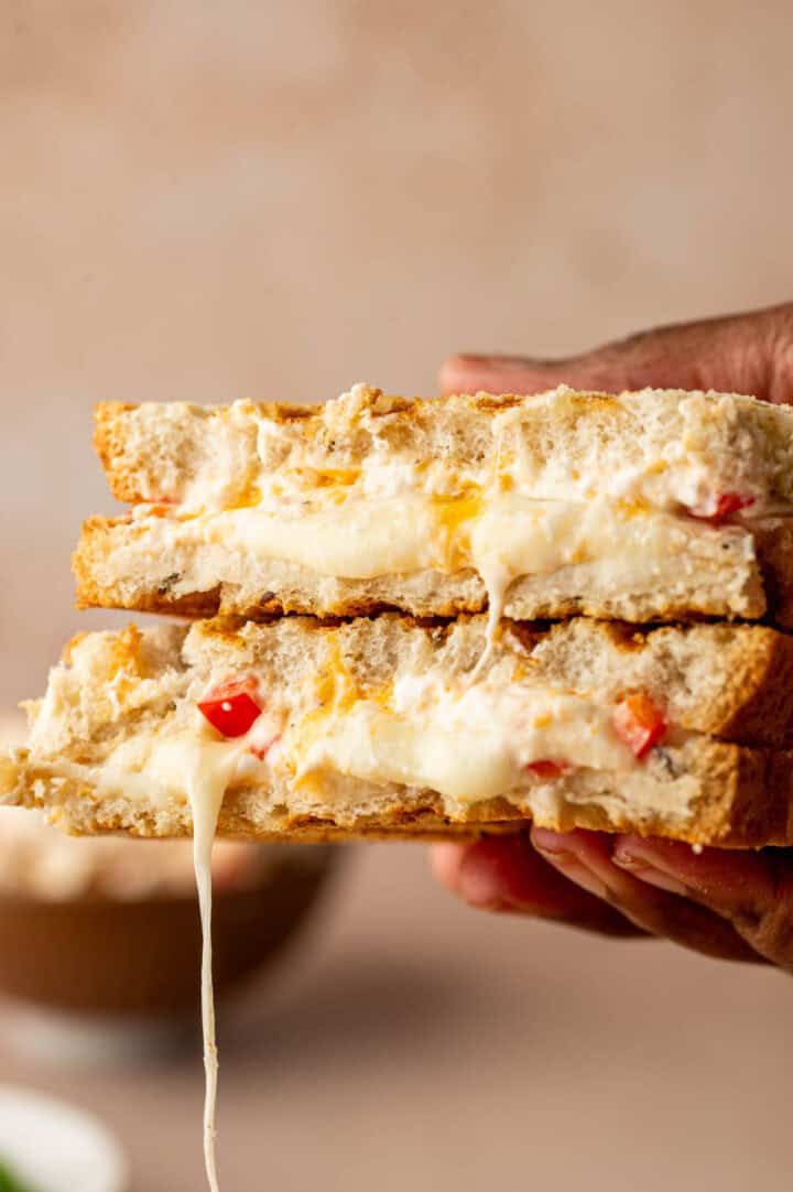 Grilled Cream Cheese Sandwich With Bell Peppers - Food Exit Recipes