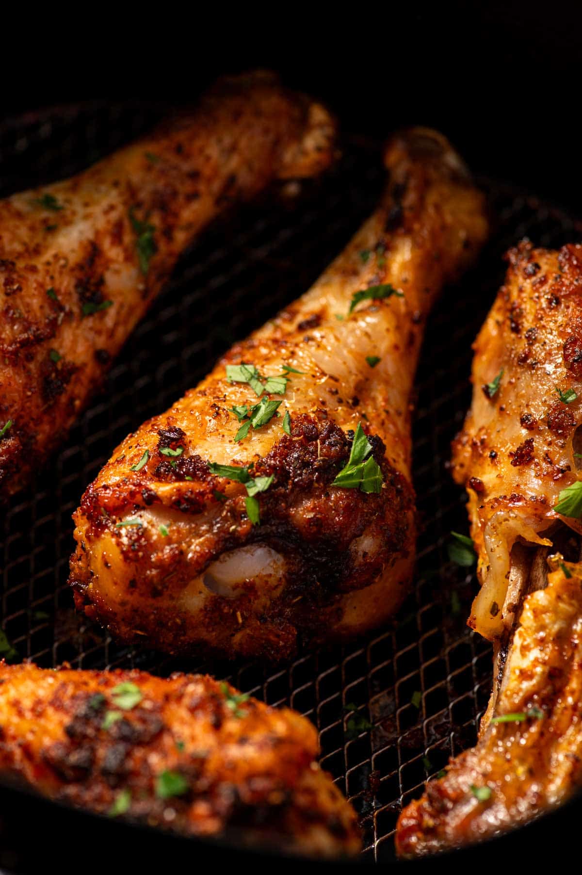 Crispy Air Fryer Chicken Drumsticks — 25 Min, No Breading